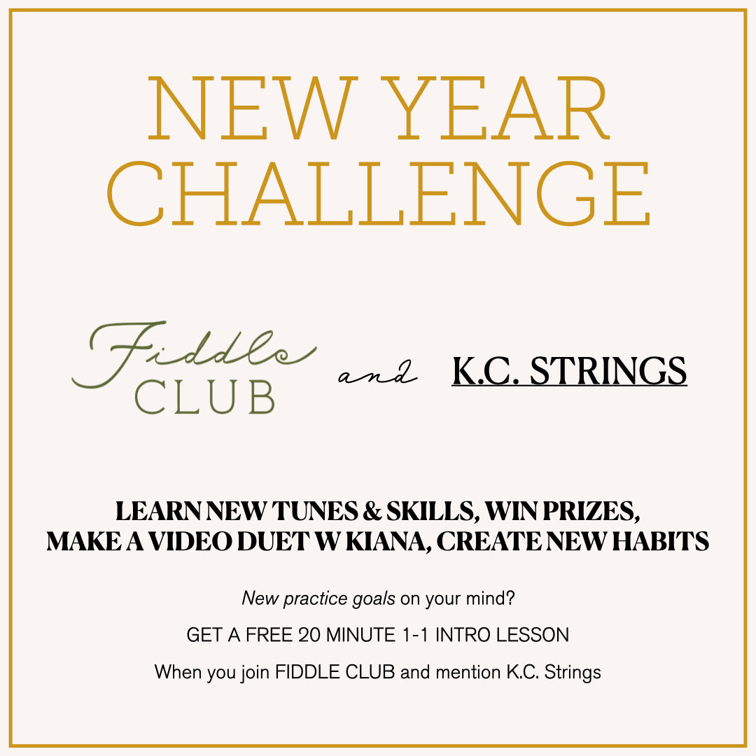 Fiddle Club by Kiana June - Special Offer for January 2023! – K.C. Strings